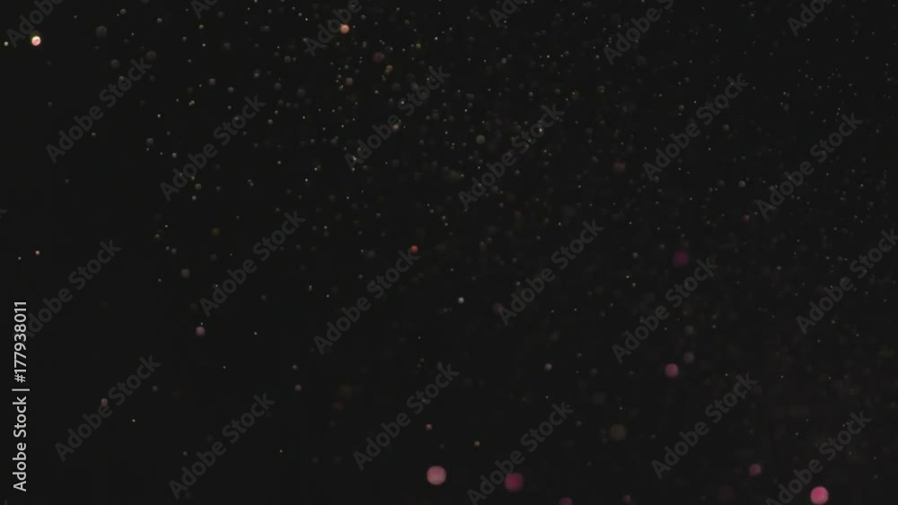 Realistic Glitter Exploding on Black Background. These clips are ...