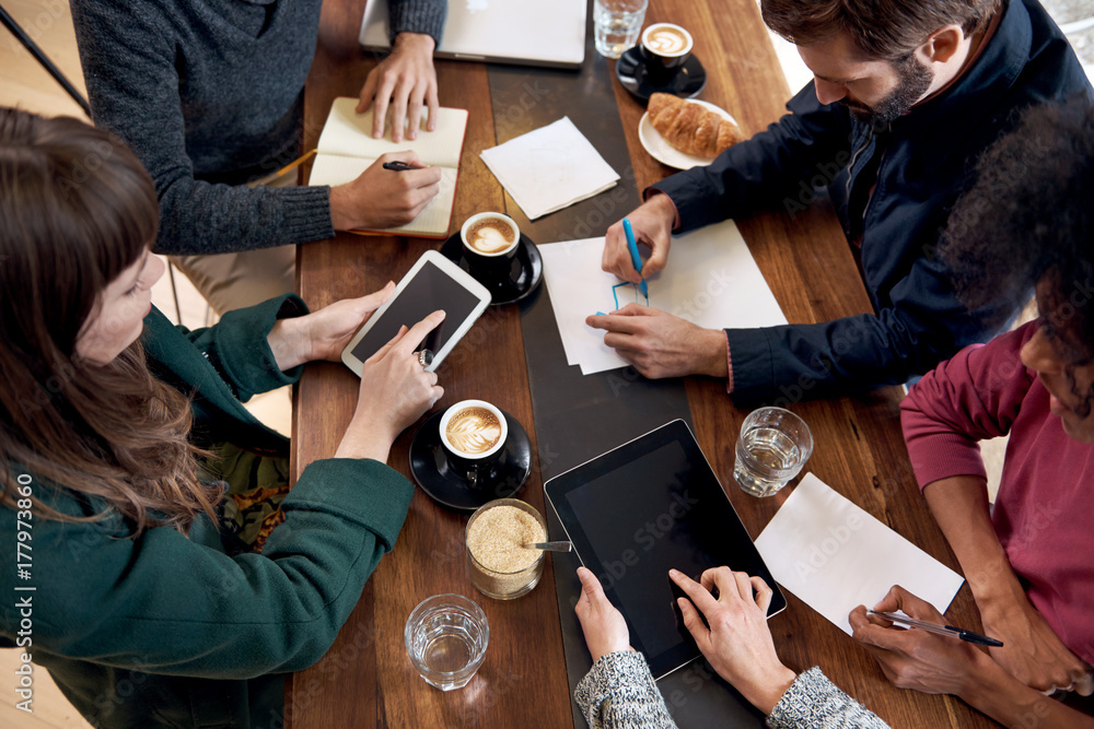 Dynamic working team Stock Photo | Adobe Stock