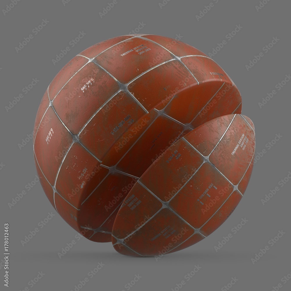 Space Shuttle Texture Orange