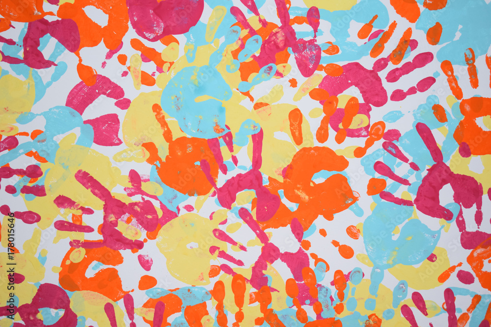 texture handprint Stock Illustration | Adobe Stock