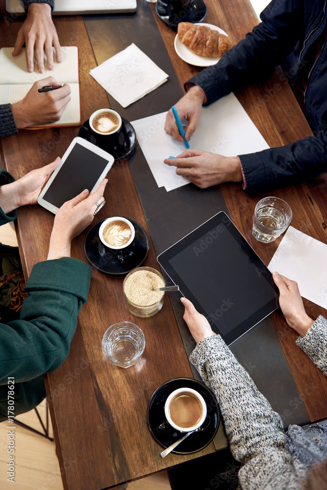 Dynamic working team Stock Photo | Adobe Stock