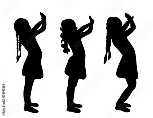 Scared Child Silhouette