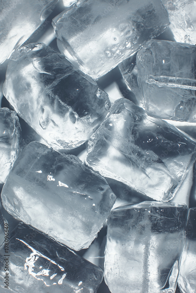 Ice cube background. Stock Photo | Adobe Stock