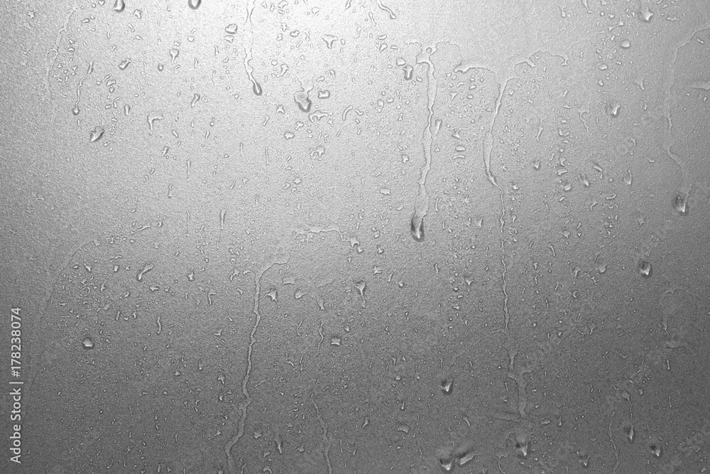 Water drops on frosted glass texture as background Stock Photo | Adobe ...