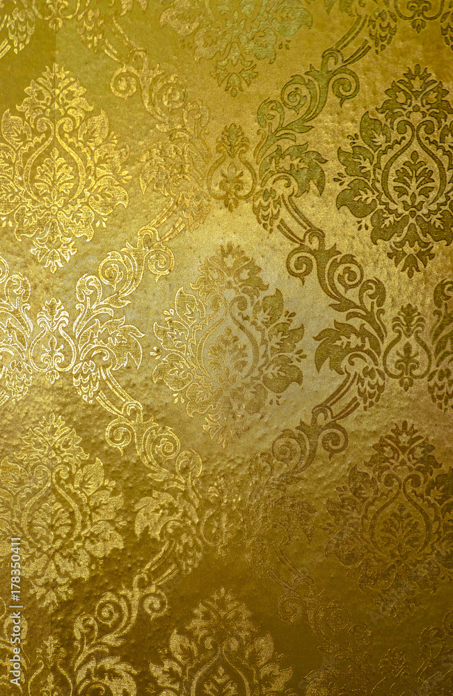Thai pattern Art Golden (Lai Thai) Background and Wallpaper Texture ...