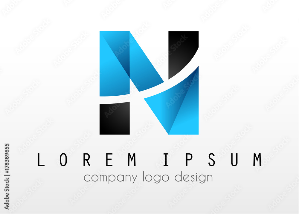 Creative Logo letter N design for brand identity, company profile or ...