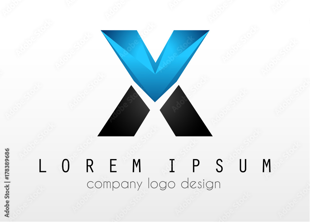 Creative Logo letter X design for brand identity, company profile or ...