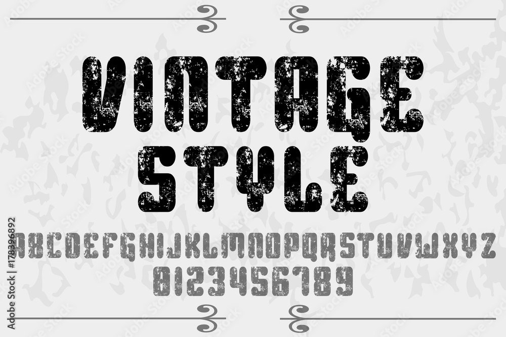 handwritten handcrafted font vector script alphabet and vector design ...