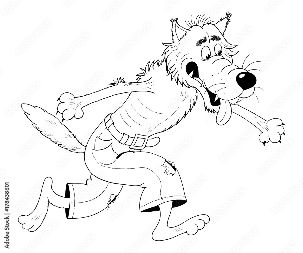 Three Little Pigs Clipart Black And White