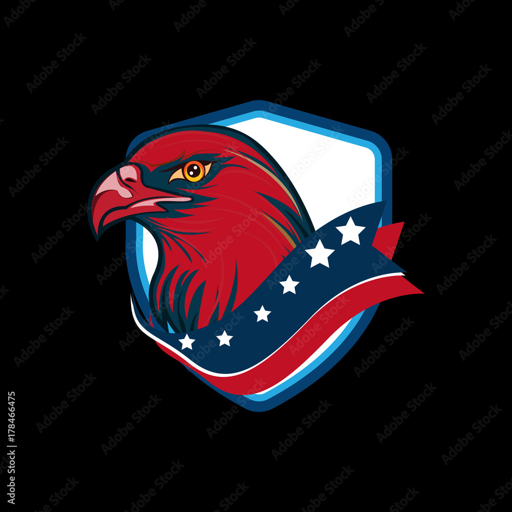 american eagle vector illustration Stock Vector | Adobe Stock