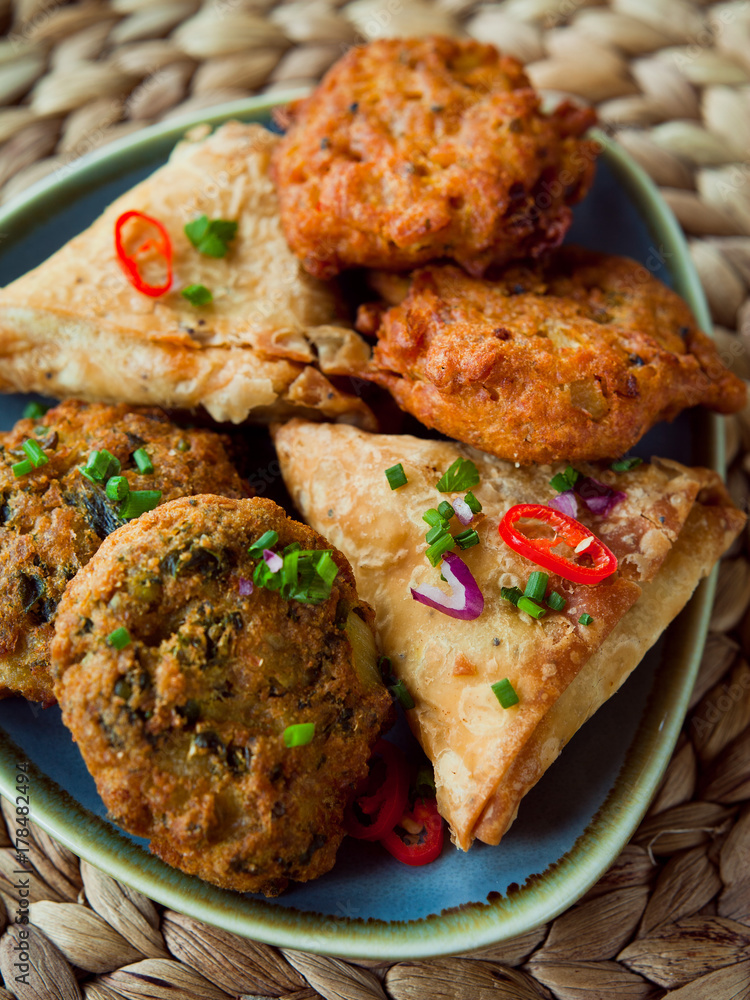 Samosas And Pakoras