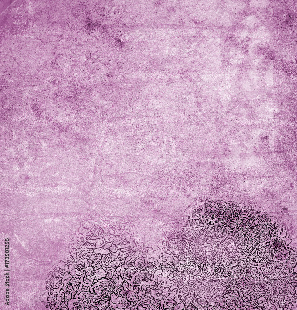 Purple Scrapbook Background