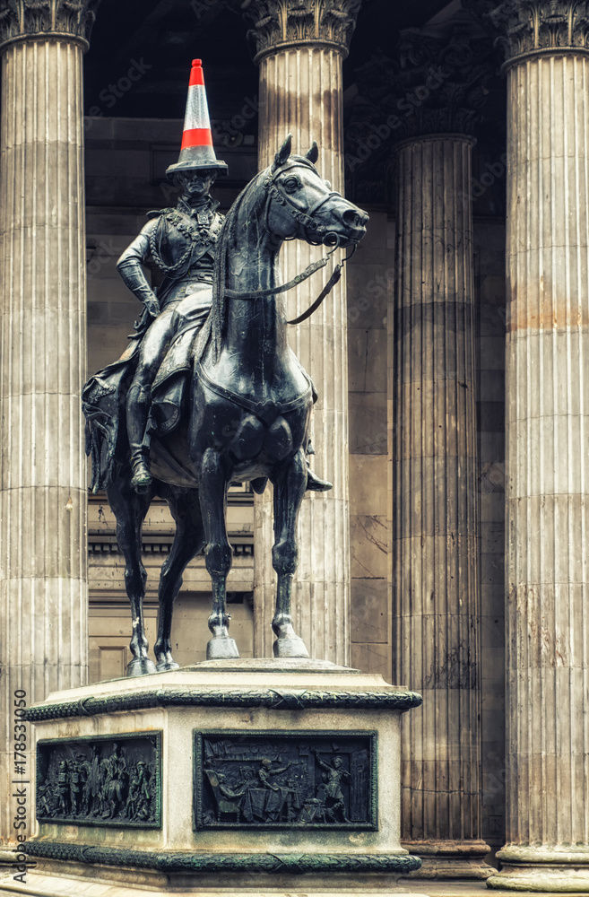 Duke of Wellington Statue, Glasgow Stock Photo | Adobe Stock