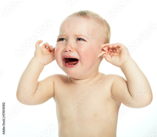 White Baby Crying