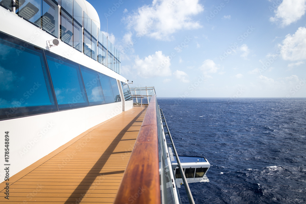 Cruise ship open deck Stock Photo | Adobe Stock