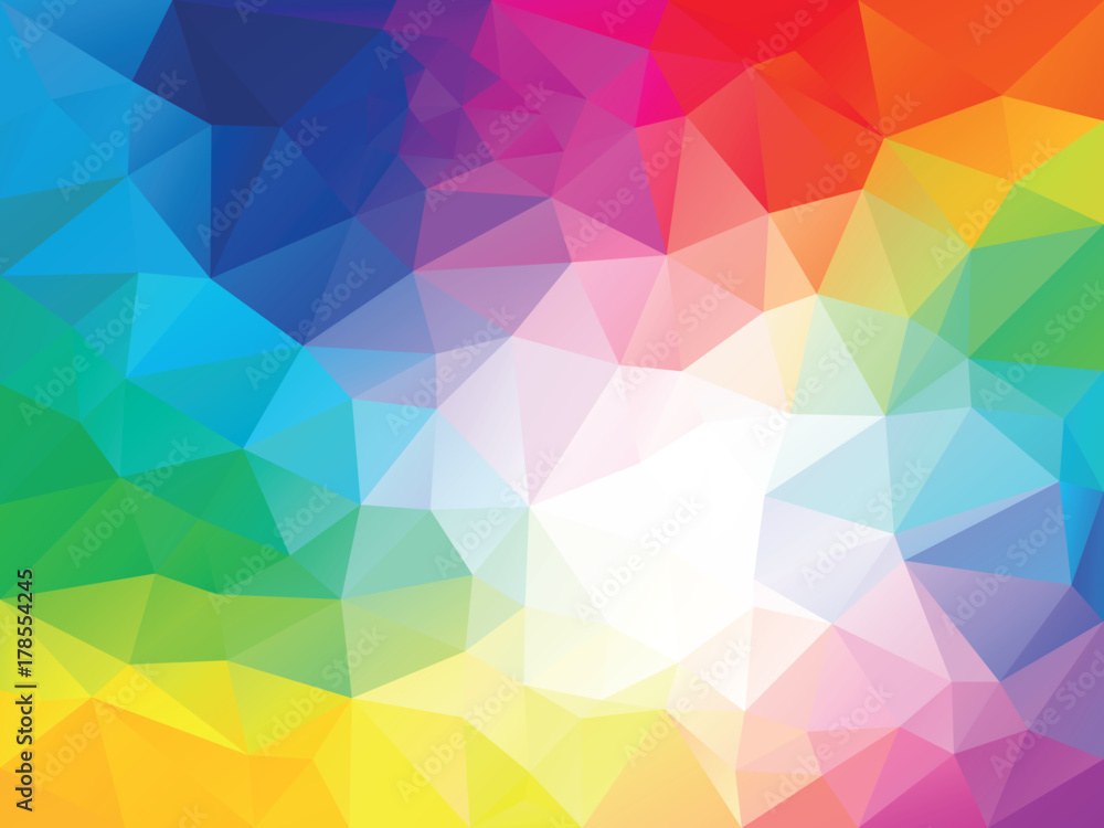 vector abstract irregular polygon background with a triangle pattern in ...