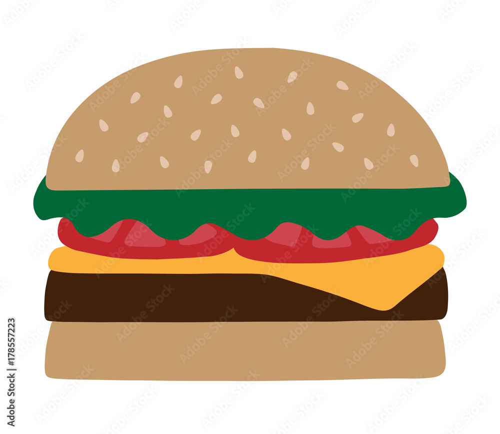 Cheeseburger Vector