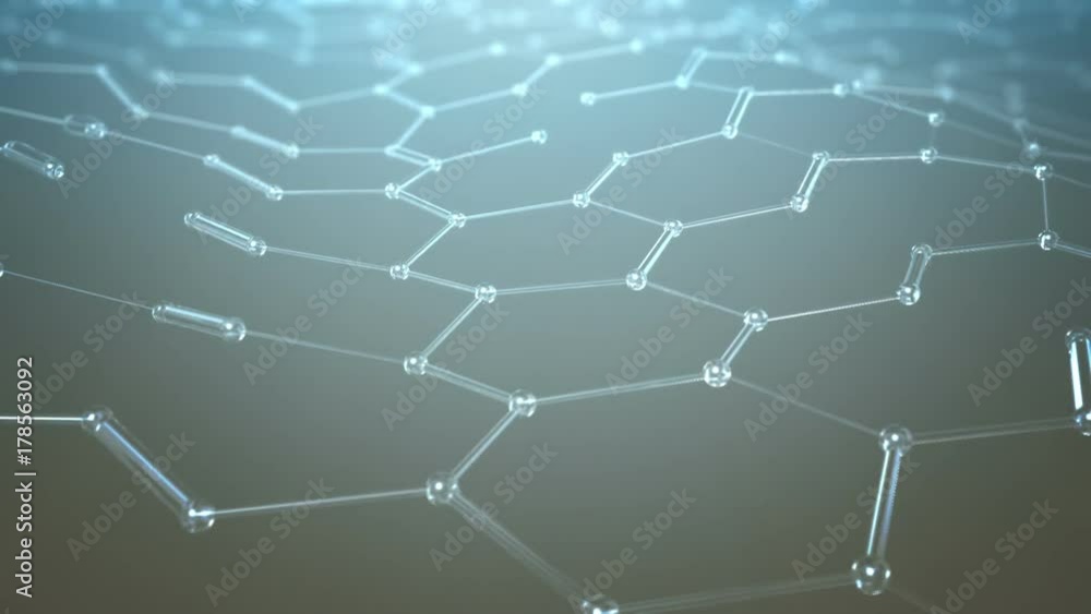 Nano Surface Background, Beautiful seamless looping 3d animation. Full ...