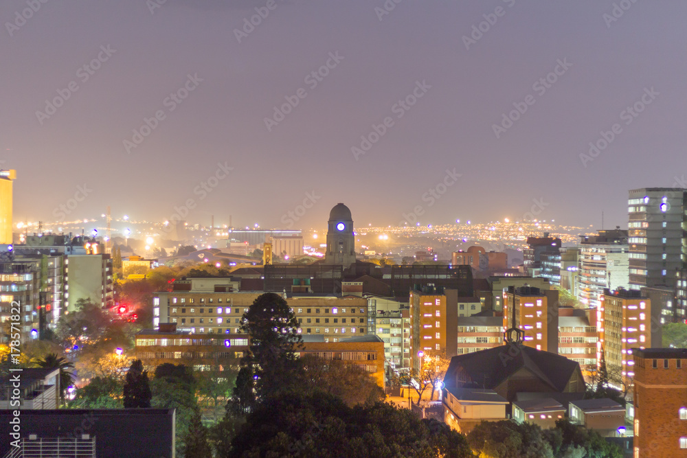 Pretoria at Night Stock Photo | Adobe Stock