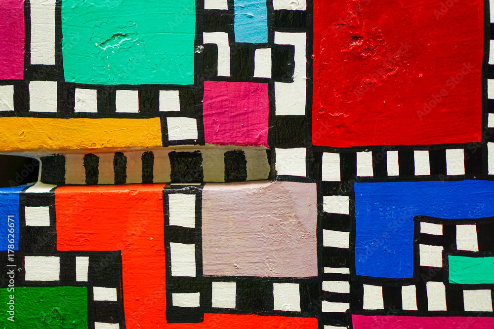 shape and form of square abstract background Stock Photo | Adobe Stock