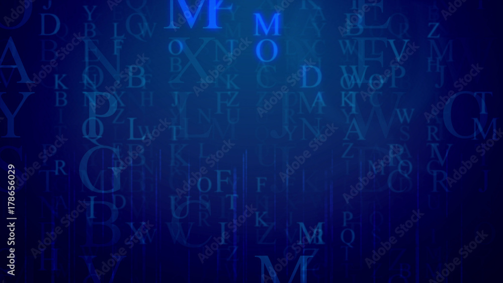 Artistic holographic letter illustration Stock Illustration | Adobe Stock