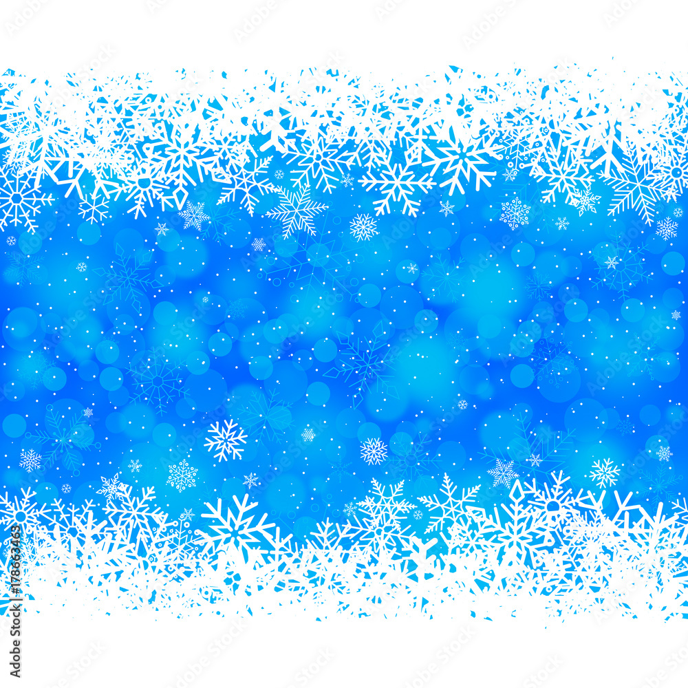 Snow background Stock Vector | Adobe Stock