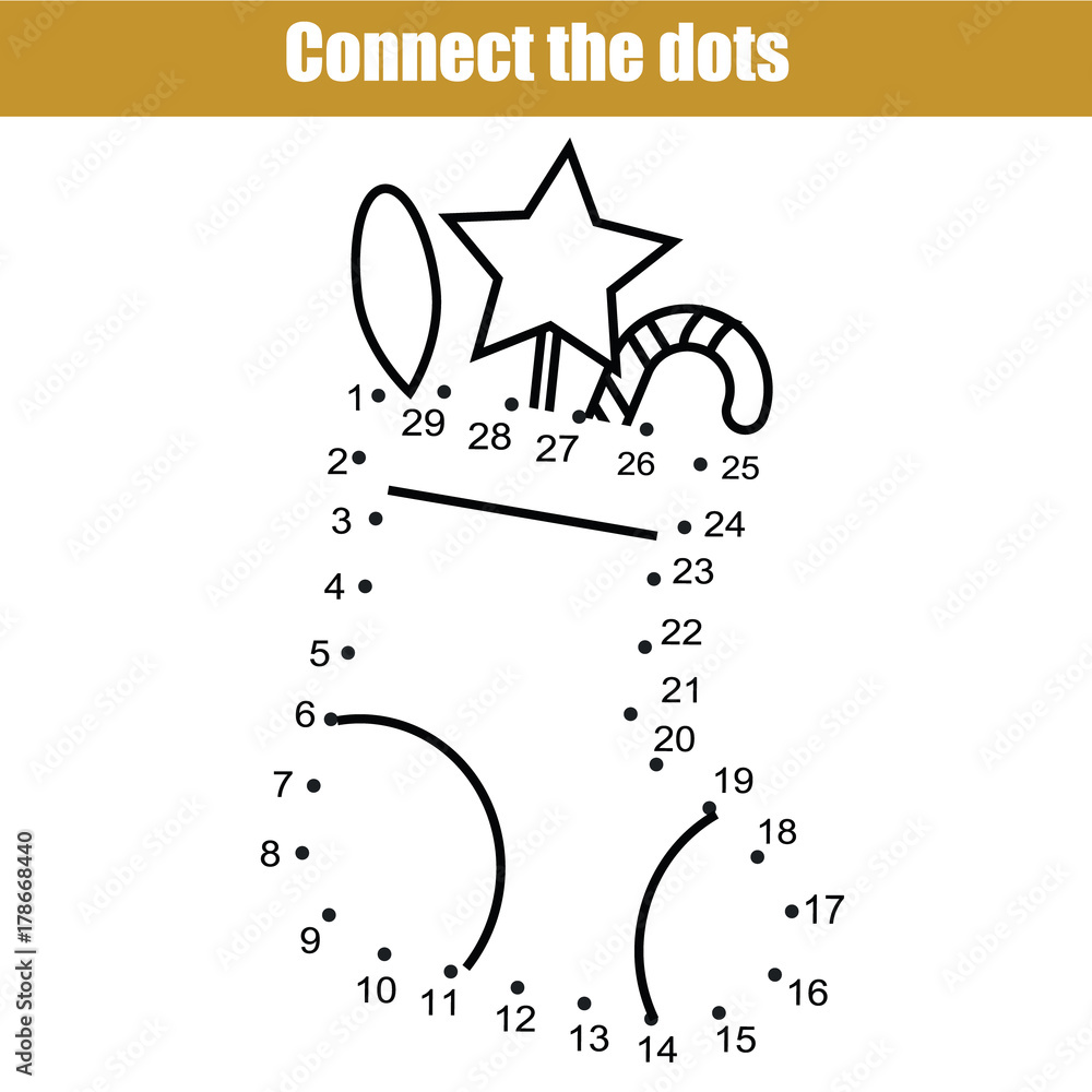Printable Numbers With Dots