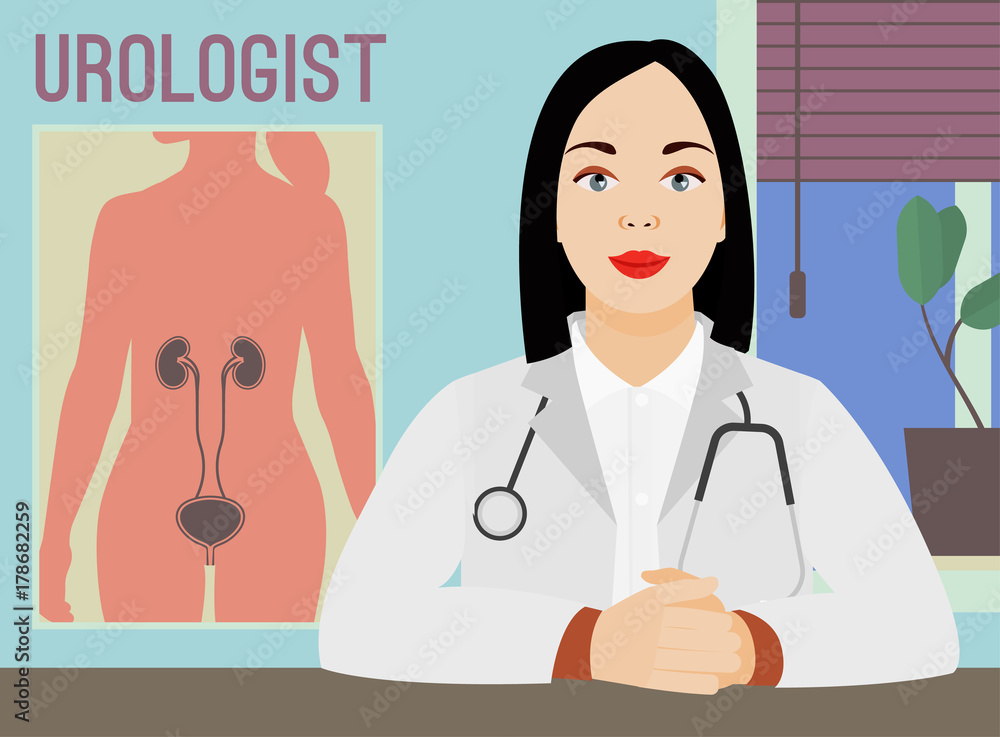 Vector urologist image Stock Vector | Adobe Stock