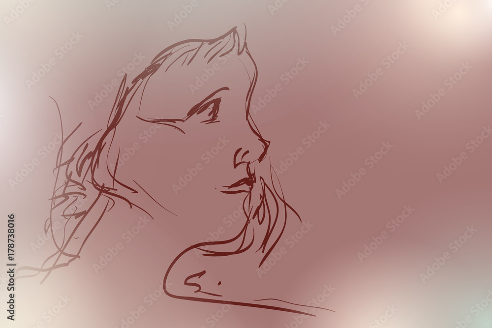 Questioning Look Drawing