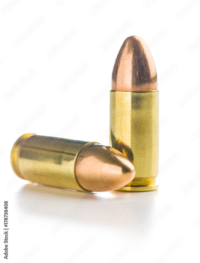 9mm pistol bullet. Stock Photo | Adobe Stock