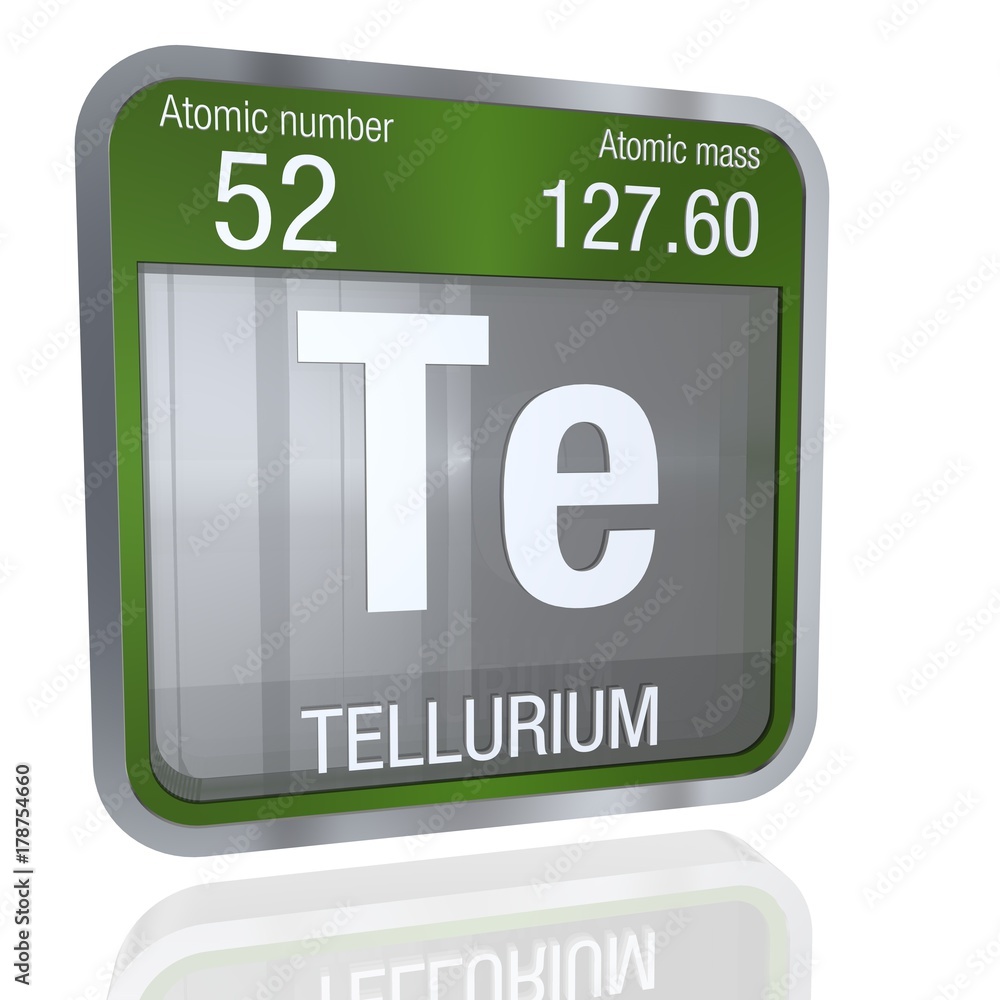 Tellurium Periodic Table Square