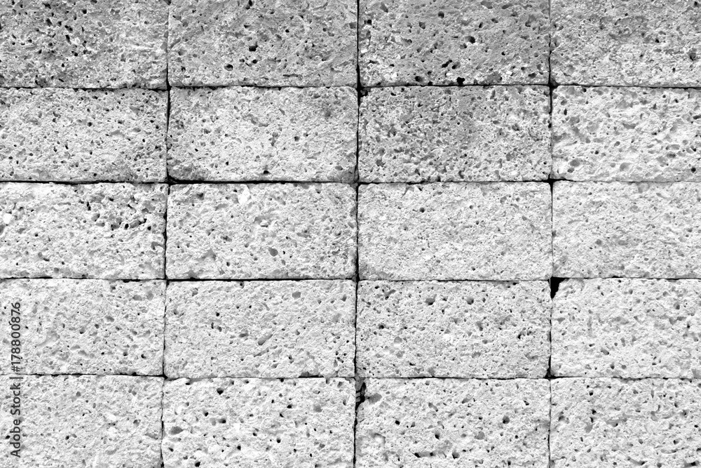 Abstract background of laterite stone wall. Texture surface of laterite ...