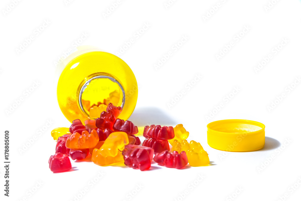 jelly bears vitamins Stock Photo | Adobe Stock