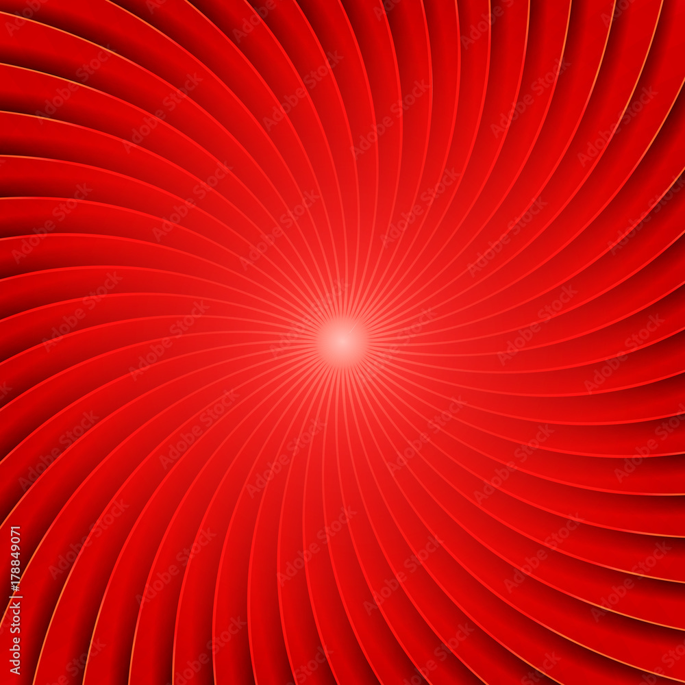 Abstract Red Spiral Background Stock Vector | Adobe Stock