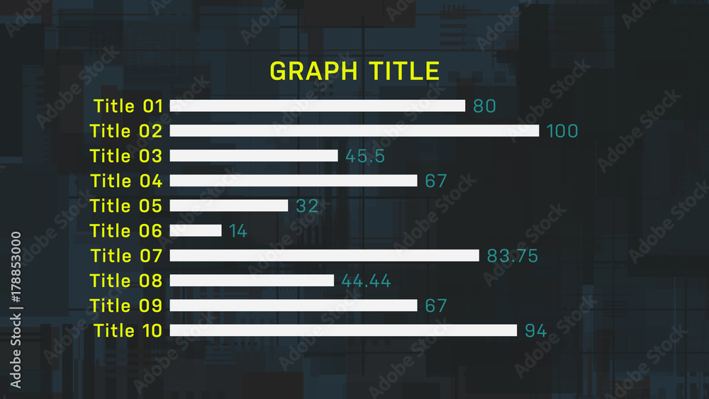 WB Glitch Graph Stock Template | Adobe Stock