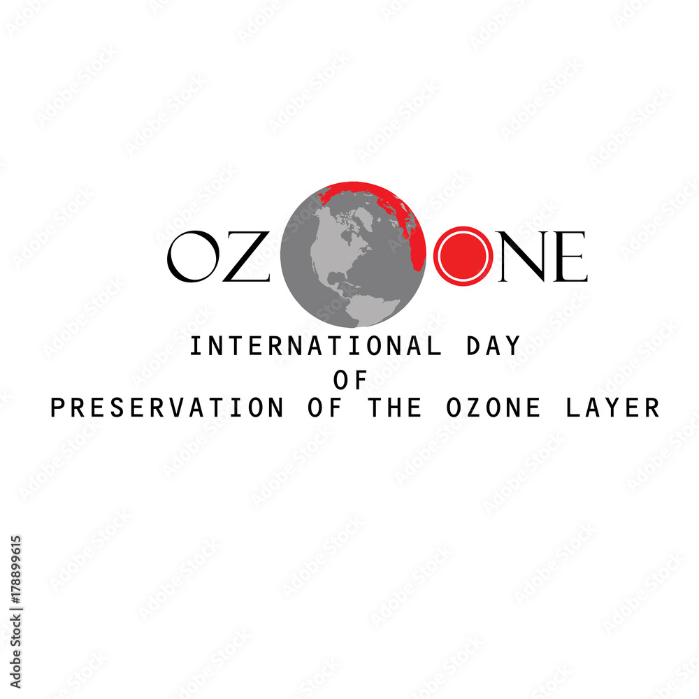 International Day of Preservation of the Ozone Layer Logo Vector ...