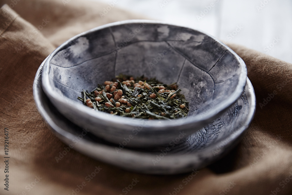 Wabi Sabi pottery bowls Stock Photo | Adobe Stock