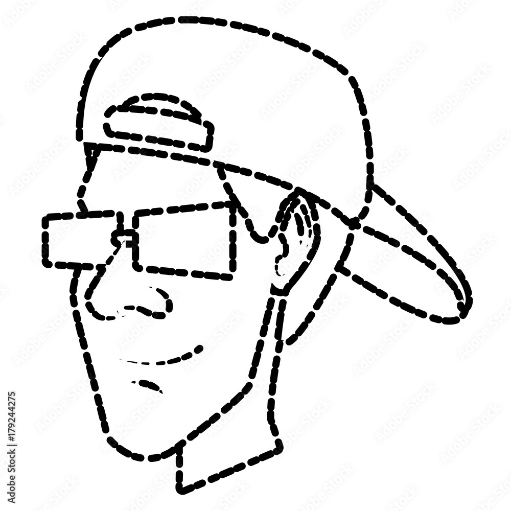 Man with hat icon vector illustration graphic design Stock Vector ...
