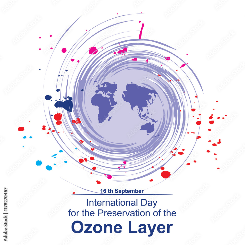 International Day of the Preservation of the Ozone Layer Logo Vector ...