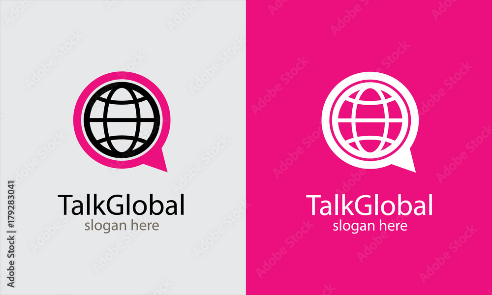 Global Vector Logo Stock Vector | Adobe Stock