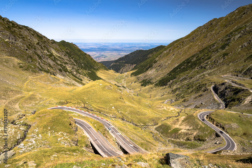Transfagarasan / Trasa Transfogarska w Rumunii Stock Photo | Adobe Stock