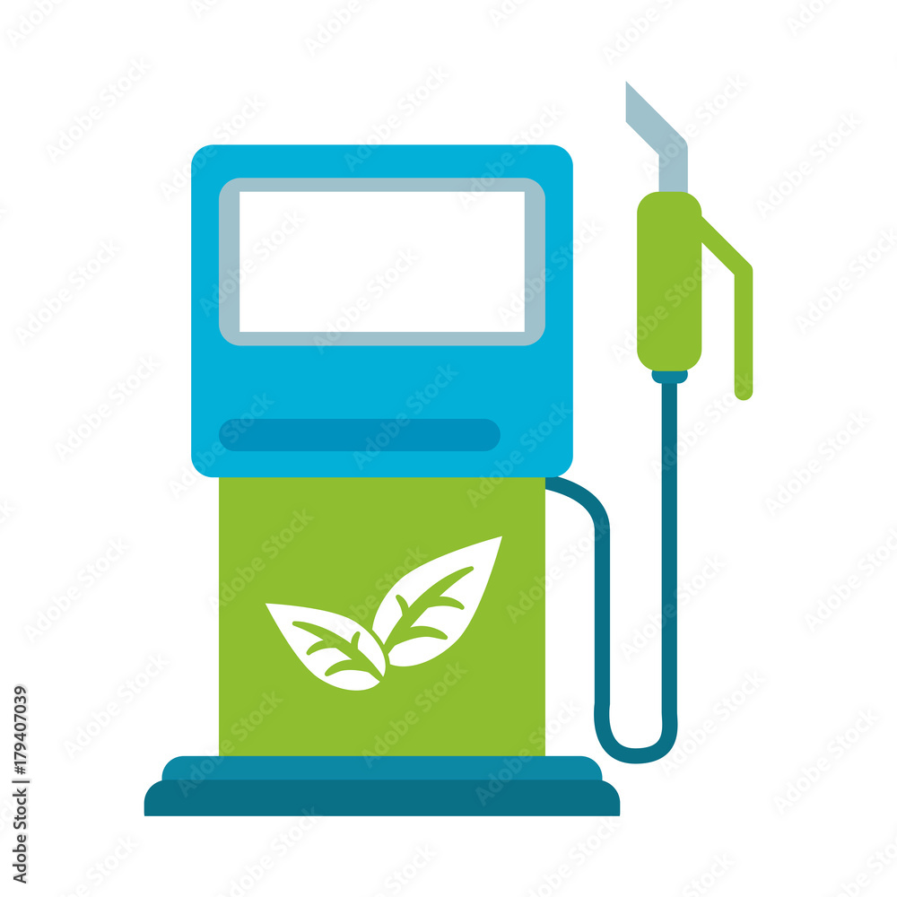 Eco fuel dispenser icon vector illustration graphic design Stock Vector ...