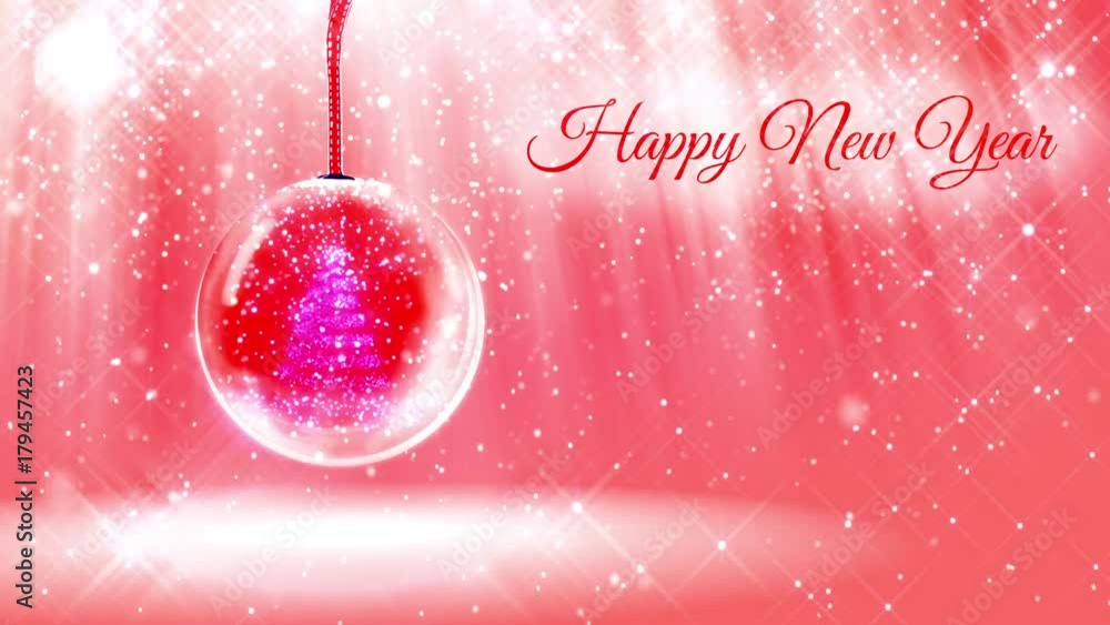 light composition for New Year with 3d Christmas tree from glitter ...