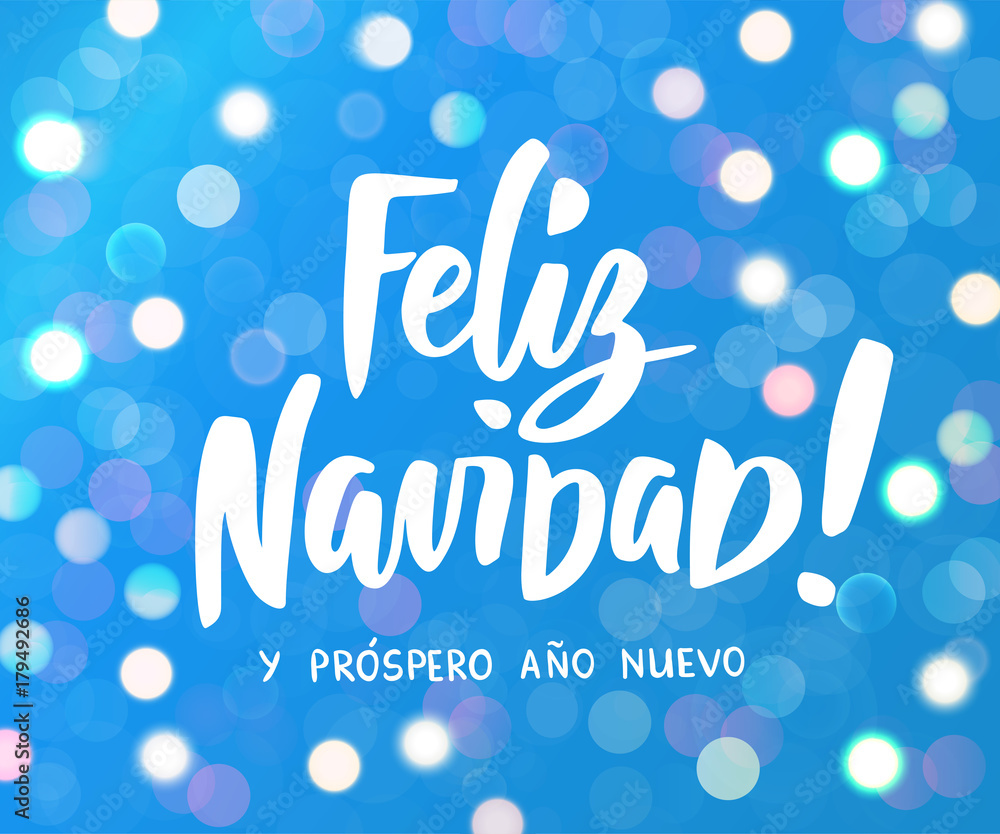 Feliz Navidad y Prospero Ano Nuevo - spanish Merry Christmas and Happy ...