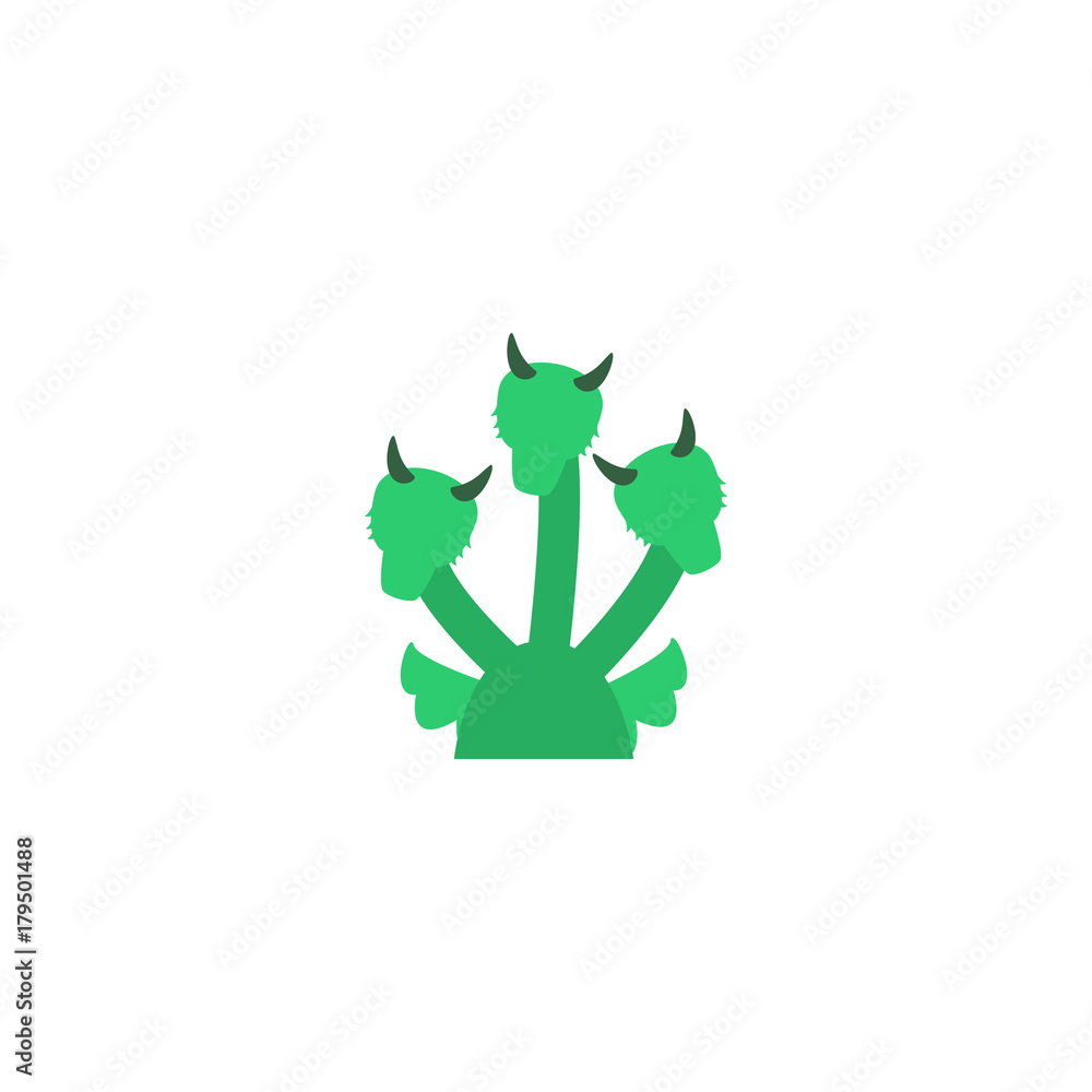 Flat Icon Hydra Element. Vector Illustration Of Flat Icon Snake ...