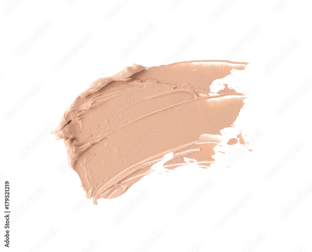 Make up base foundation swatch on white background Stock Photo | Adobe ...