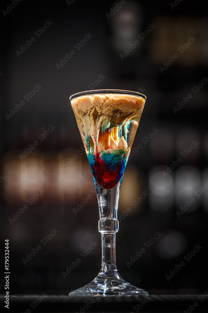 Alien brain hemorrhage cocktail Stock Photo | Adobe Stock