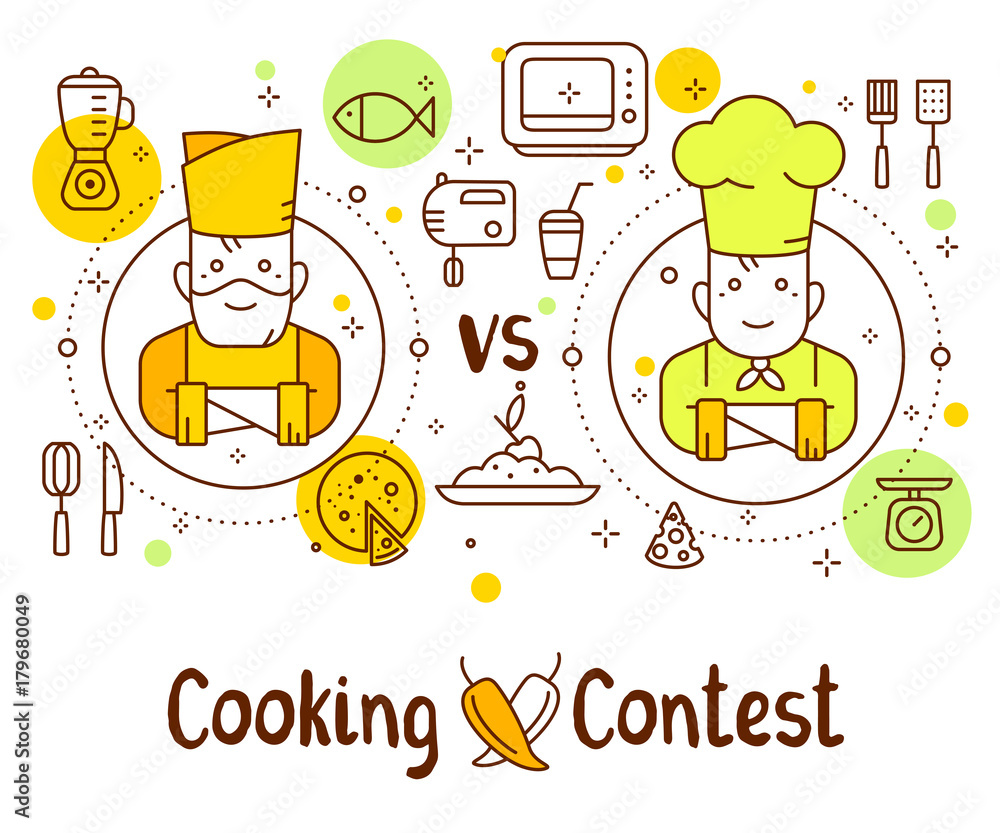 Food Competition Clipart