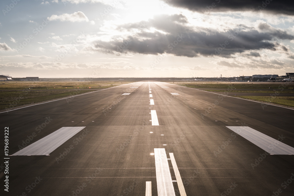 Airport Runway Stock Photo | Adobe Stock