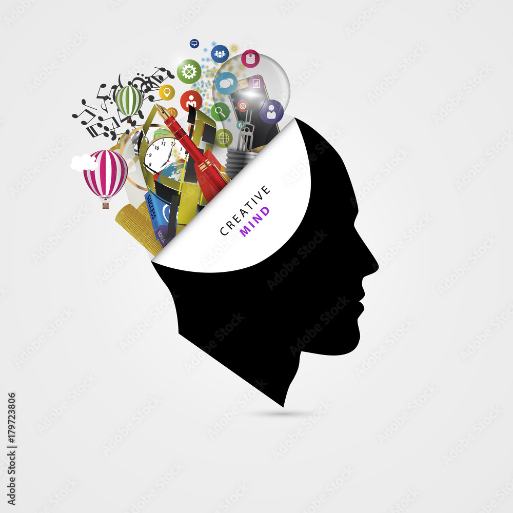 Creative Brain Vector